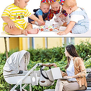 DOERDO 3 PCS Wipe Dispenser and Wet Wipe Pouch Bags Baby Wipe Holder with Lid Wipes Box Tissue Case Box Keeps Baby Wipe Fresh and Safe(White&2 Bags)