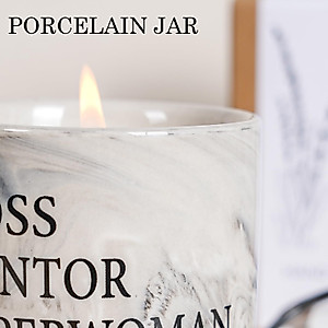 Boss Gifts for Women, Boss Candle Boss Lady Gifts Boss Gifts Boss Appreciation Gifts for Women Boss Lady Office Decor Boss Day Christmas Birthday Gifts Gift for Boss Mentor Manager Superwoman 6oz