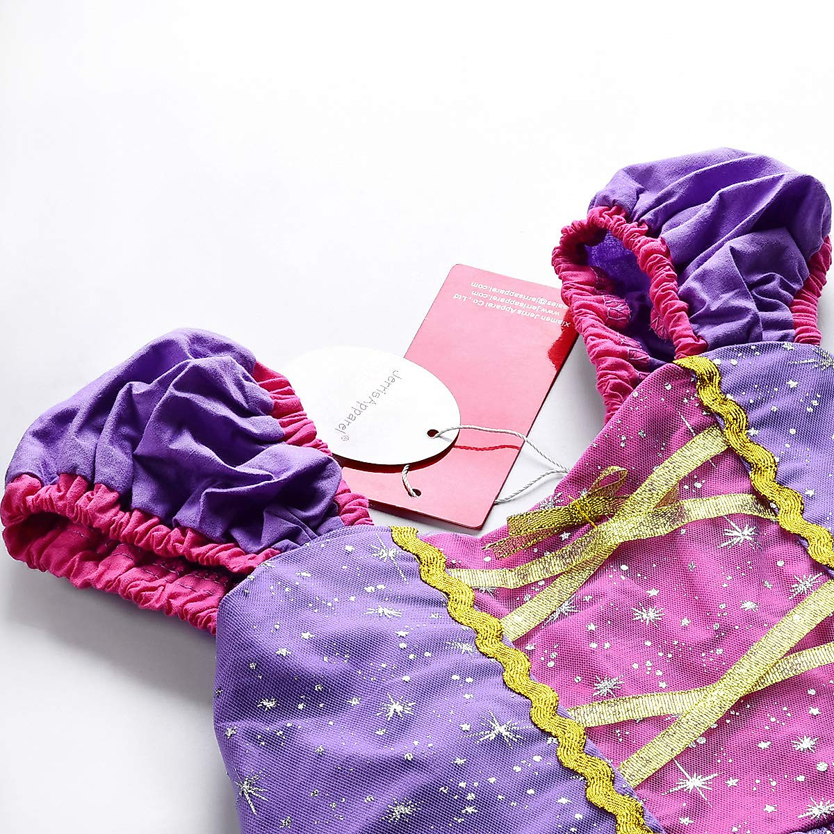JerrisApparel Girl Princess Costume Dress for Birthday Party (3T, Purple with Accessories)