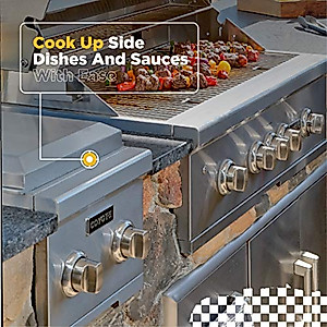 Coyote Built-In Double Side Burner, Natural Gas - C1DBNG