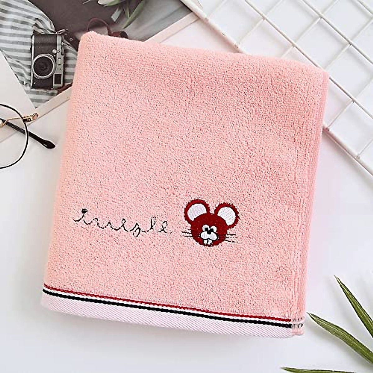 YTYZC Microfiber Towel Household Super Soft Absorbent Face Towel Womens Men Bath Towel Fiber Bathroom Washcloth (Color : D, Size : 1pcs)