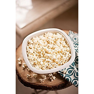 Nordic Ware Microwave Popcorn Popper, 12 Cup, White