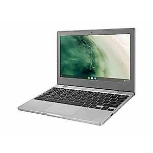 SAMSUNG Chromebook 4 Laptop 11.6'' HD LED (1366 x 768), Intel Celeron Processor N4020 Processor, Intel UHD Graphics 600, 4GB RAM, 160GB Storage(32GB eMMC+MTC 128GB SD Card), Chrome OS, Platinum Titan