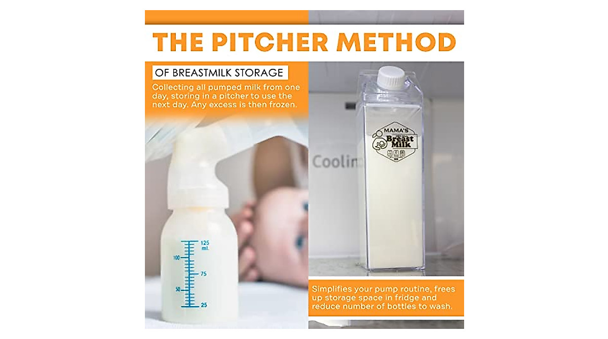 Breast Milk Pitcher - 3 Pack 33oz Containers