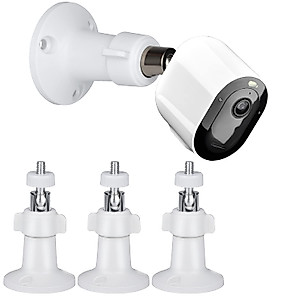 Wall Mount for All Arlo Camera, Arlo Ultra, Arlo Essential, eufyCam E/2C, Ultra/Ultra 2, & Others - Ring Stick Up Cam Battery with 1/4 Screw Head （Camera not Included）(3pcs)