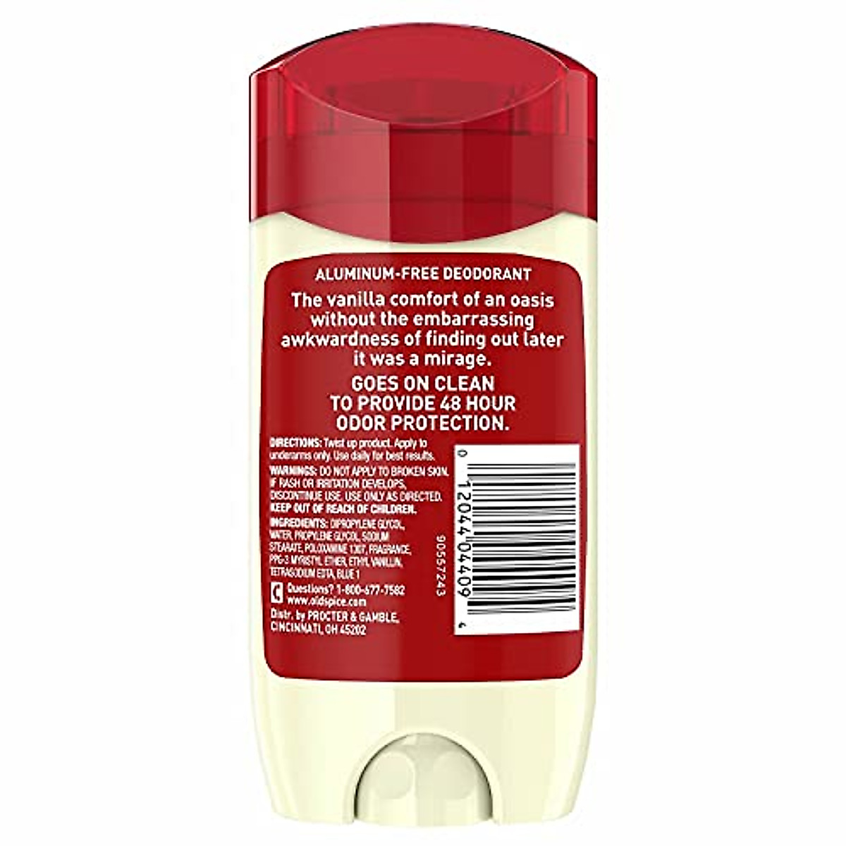 Old Spice Deodorant for Men, Oasis with Vanilla Notes Scent Inspired by Nature 3 Oz (Pack of 1)