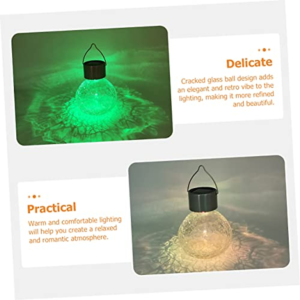 Uonlytech Solar Hanging Light Solar Lights Outdoor Outdoor Garden Lights Decorative Solar Lights Solar Powered Patio Lights Solar Tree Light Globe Lighting Solar Pathway Lights Yard Lights