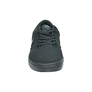 Nike Men's SB Check Solarsoft Canvas Skate Shoe Black/Anthracite 11