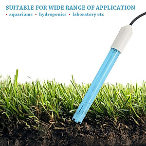 Yosoo Aquarium Hydroponic Laboratory Electrode Monitor Probe Smart Sensor Digital Meter BNC Connector