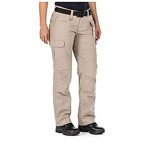 5.11 Tactical Women's ABR Pro Cargo Pant, FlexLite Stretch Ripstop, Comfort Waist, Style 64445, Khaki, 14L