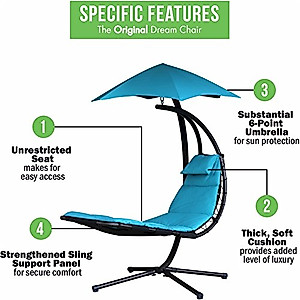 Vivere Original Dream Chair, True Turquoise