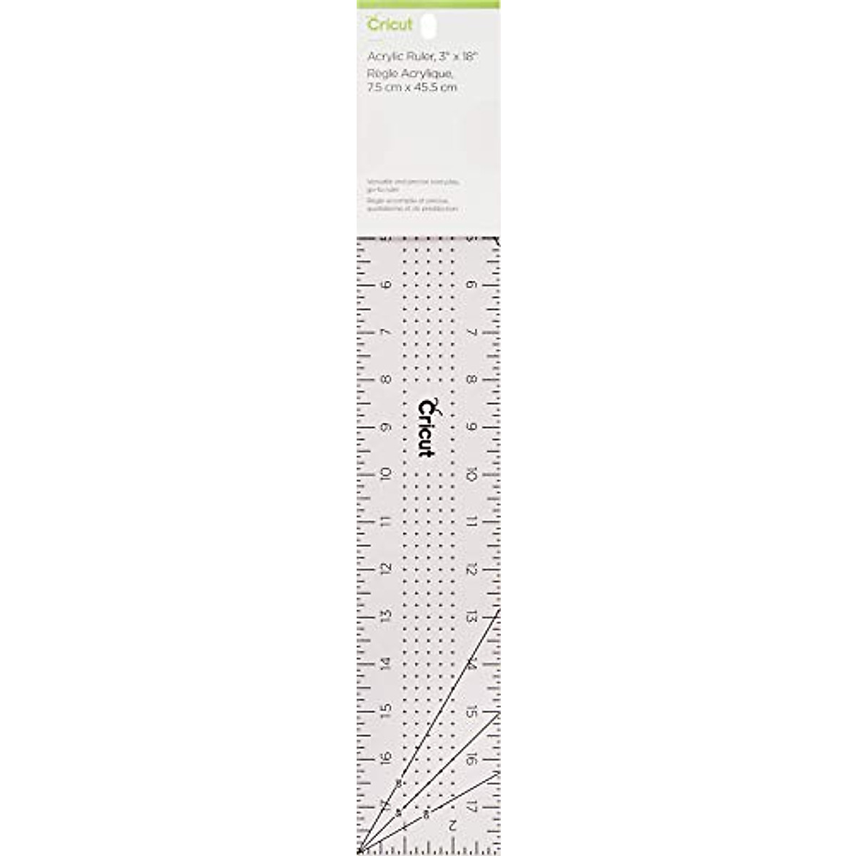 Cricut Acrylic Ruler, 3" x 18"