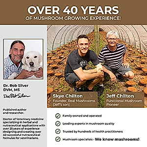 Real Mushrooms Lions Mane for Humans (120ct) and Pets (120ct) - Bundle for Cognition & Immunity - Vegan, Non-GMO, Gluten-Free, Grain-Free Mushroom Extract Supplements