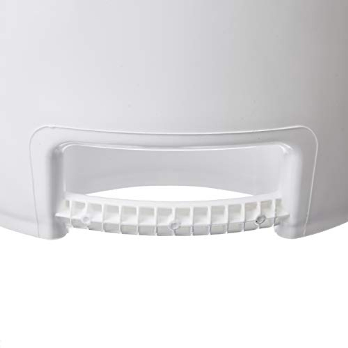 Hudson Exchange 5 Gallon Bucket with Bottom Grip Handle, HDPE, White