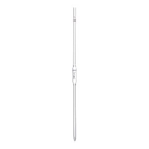 EISCO Volumetric Pipette, 5mL - Class A - Blue Markings - White Coded - Borosilicate Glass