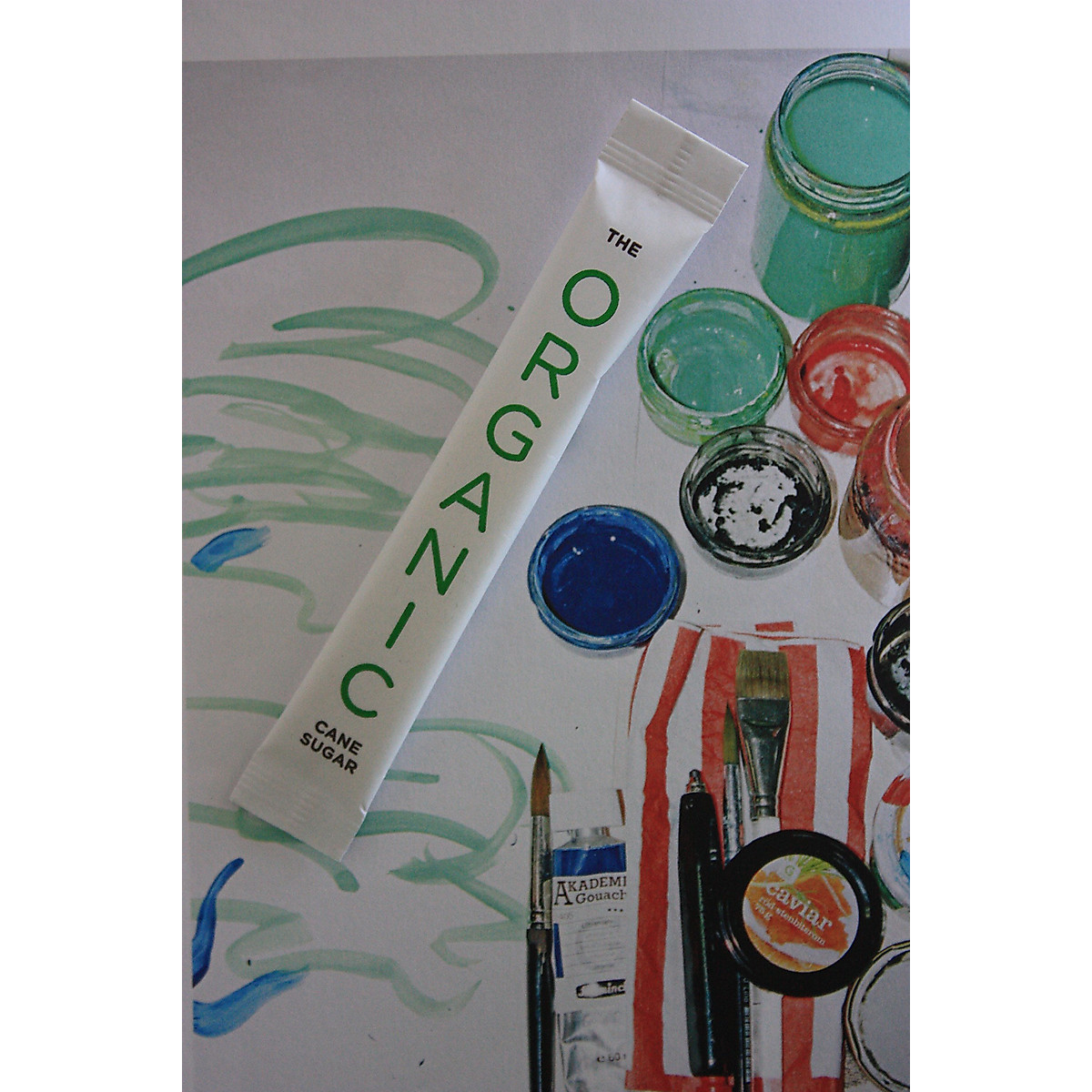 SUGART - THE ORGANIC CANE SUGAR - 500 individual Serving Stick Packets - USDA & U Parve/Kosher certified