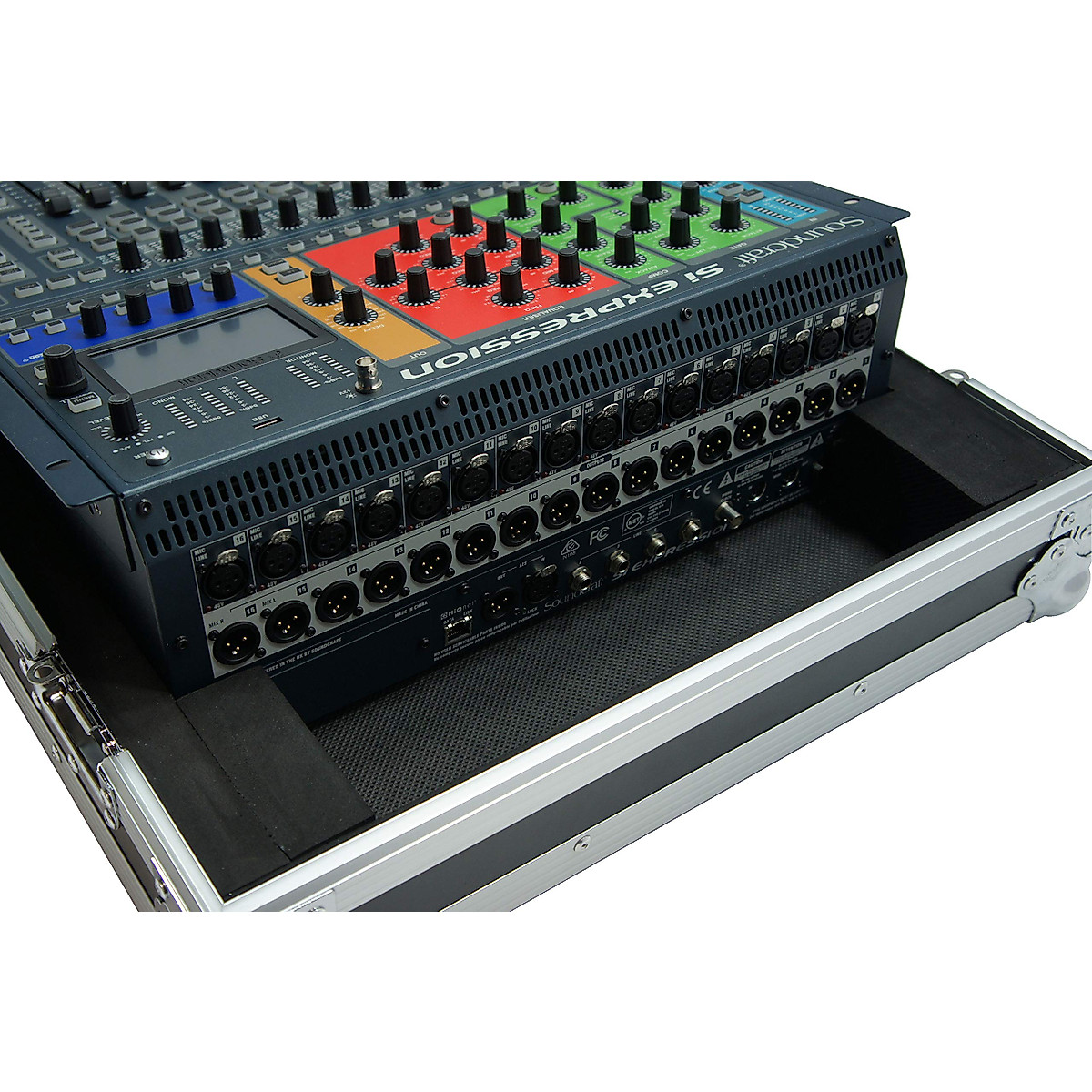 Harmony Audio HCSIEX 1 Flight Transport Road Case Compatible with Soundcraft Si Expression 1 Mixer