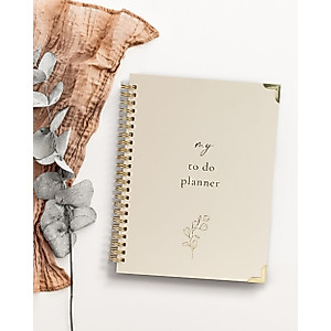 Simplified Daily To Do List Notebook - Easily Organize Your Tasks And Boost Productivity in Style - The Perfect Undated Planner And Office Supplies For Women