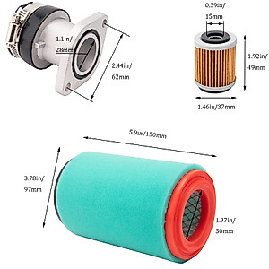 YFM250 Carburetor Replace # 4XE-14140-13-00 Fits for 1999 2000 2001 2002 2003 2004 Yamaha Bear Tracker 250 Yfm250X Yfm250Xh Yfm250XM & More ATV Carb