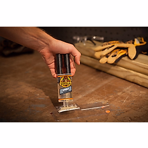 Gorilla 2 Part Epoxy, 5 Minute Set, .85 Ounce Syringe, Clear, (Pack of 6)