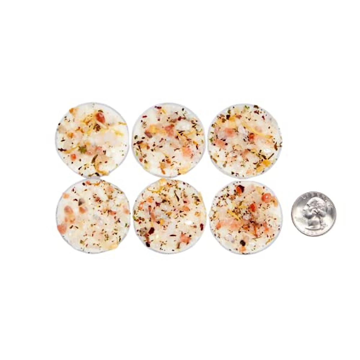 Good Vibes Only Candle by New Moon Beginnings - Negative Energy Cleansing - Soy Aromatherapy Candle - Handmade with Crystals & Herbs (6 Pack tealights)