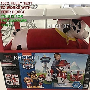 KHOI1971 Wall Charger AC Adapter Power Cable Cord Compatible with Dynacraft 8804-71 Paw Patrol Plush Marshall Ride-on 6V-Volt Battery