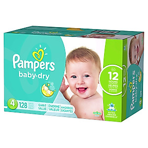 Pampers Baby Dry Diaper Size 4 128 ct Old