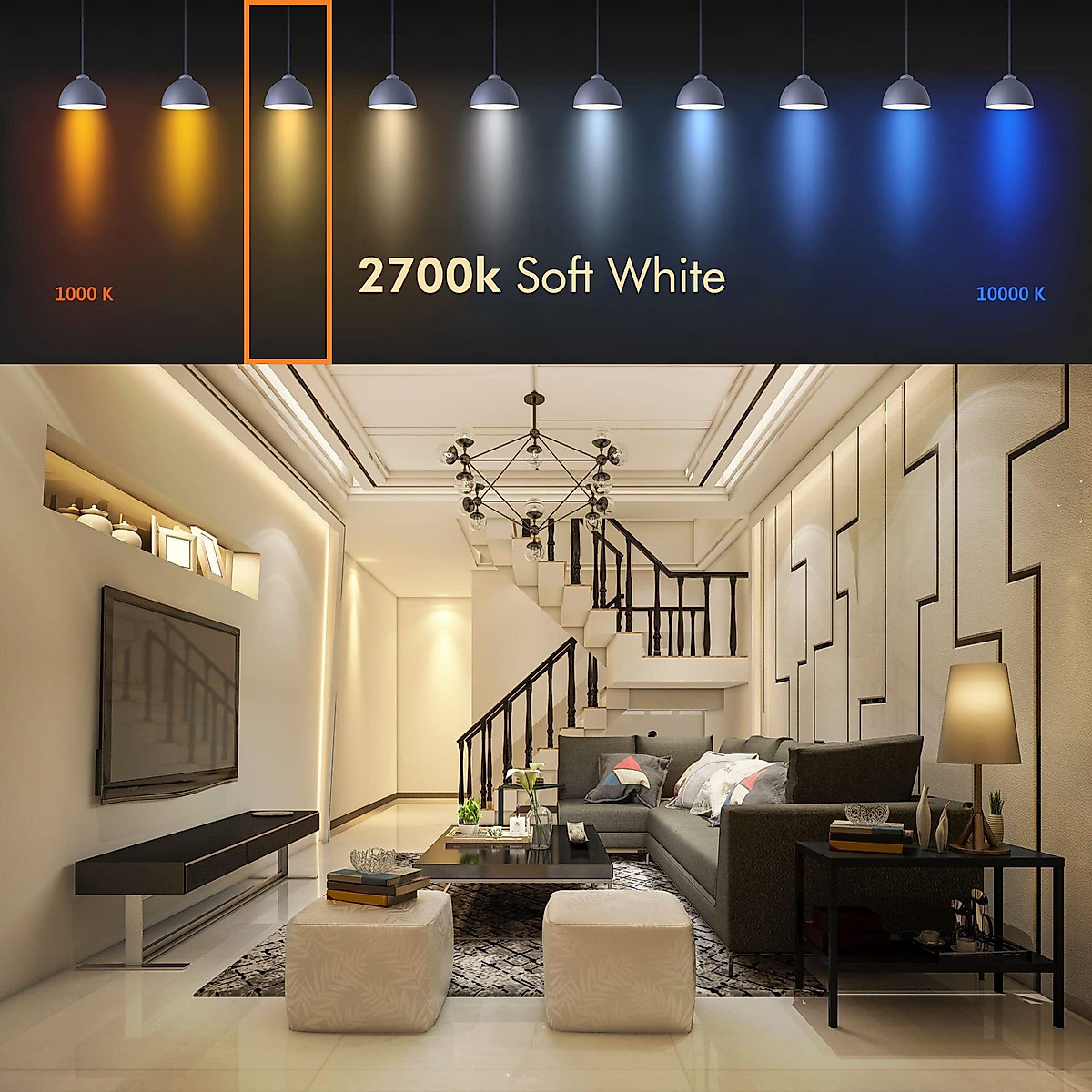 Xtricity Compact Fluorescent GU24 2 Prong Light Bulb Base, T2 Mini Spiral, 13W (60 Watt Equivalent), 2700k Soft White, 900 Lumens, CFL, 120V, UL Listed (2 Pack)