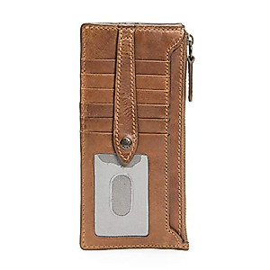 Frye womens Melissa Snap Card Wallet, Cognac, One Size US