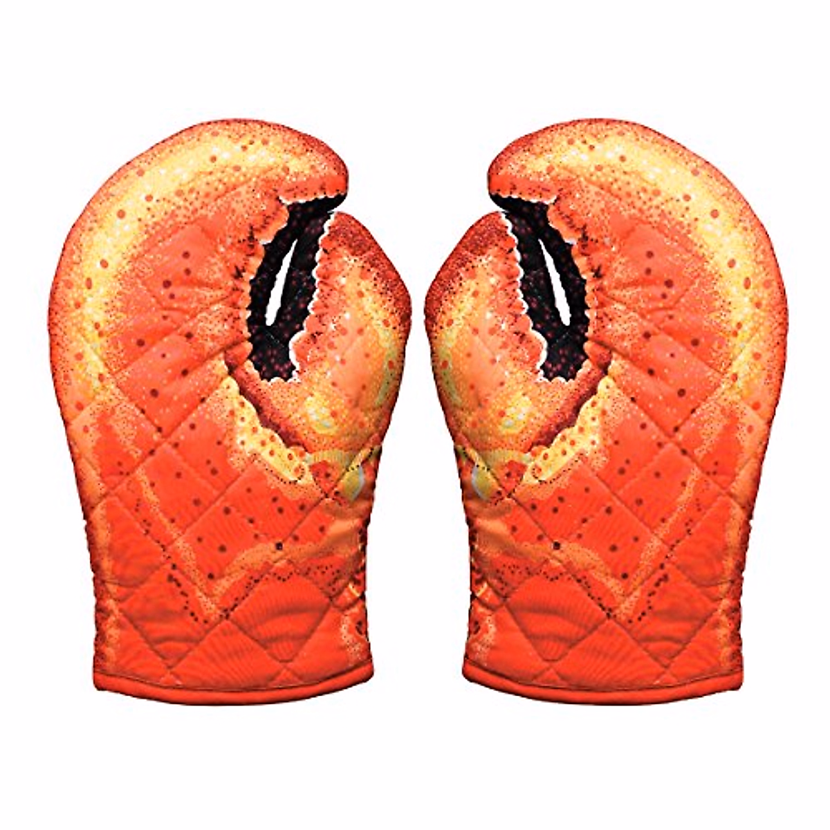 Boston Warehouse Lobster Claw Oven Mitts, One Size, Red