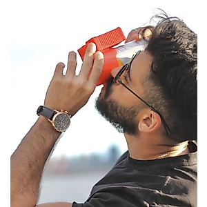 Popchug Shotgun Tool 2.0 Can Opener Pump Action Shot Gunning Tool Coke/Sprite/ Beer/ HardSeltzer Sender This Will Take You’re House Parties Tailgates and More To The Next Level (BLUE)