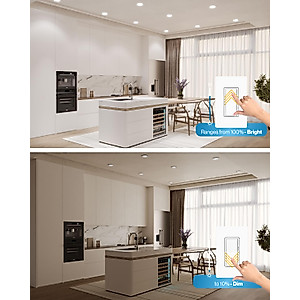 Sunco 96 Pack 6 Inch Ultra Thin LED Recessed Ceiling Lights Slim, 3000K Warm White, Dimmable 14W, Damp Rated, Canless Wafer Thin with Junction Box