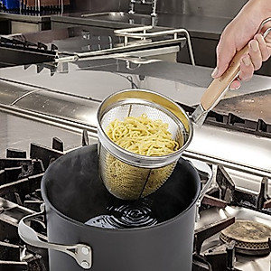 Helen's Asian Kitchen Helen’s Asian Kitchen Stainless Steel Mesh Spide, 6-Inch, Basket, Silver