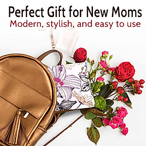 Floral Baby Car Seat Cover Girls, Infant Carseat Canopy, Stretchy Multi- use Nursing Cover for Stroller/High Chair/Shopping Cart/Car Seat Canopies