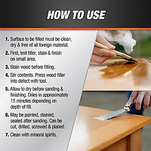 DAP 7079821500 Plastic Wood Slvnt NAT 1.87 Oz Raw Building Material, Natural