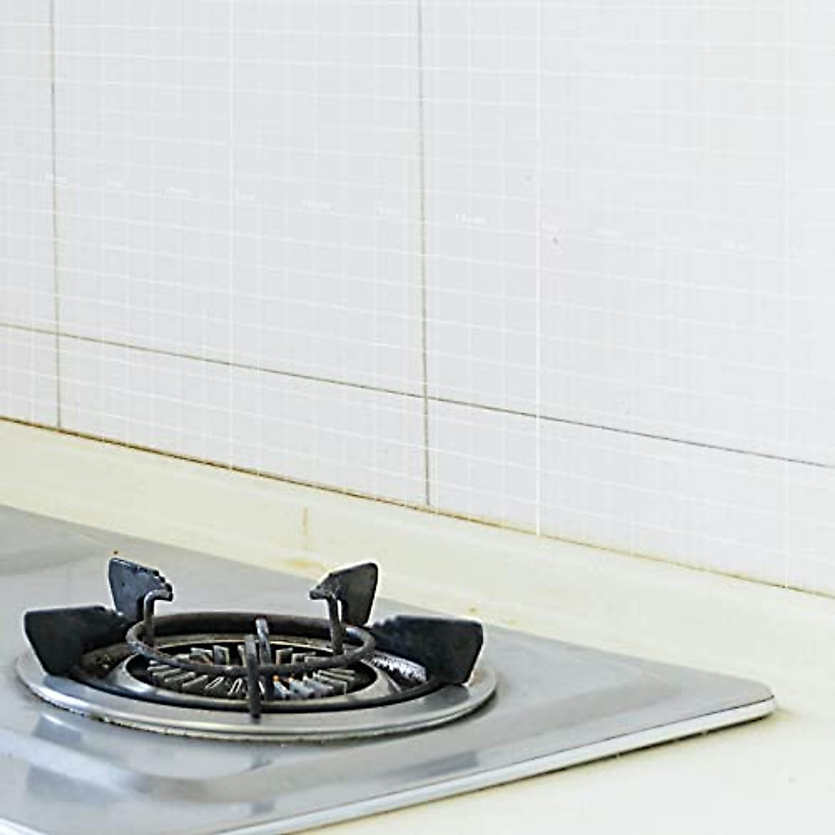 YARNOW 3 Rolls Oilproof Wallpaper Room Self- Cabinet Adhesive Tile Liner Ornament Stickers Kitchen Backsplash Oil Cupboard Practical Indoor Cm*m Household Proof Countertop