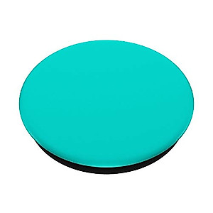 Simple Solid Color Chic Bright Turquoise Design PopSockets Swappable PopGrip