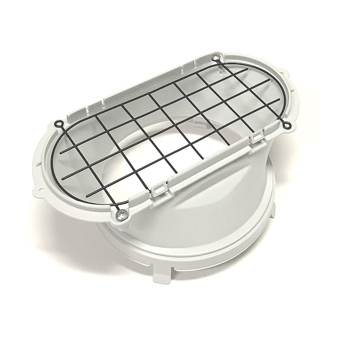 GenuineOEMHisense OEM Hisense Air Conditioner AC Window Adapter With Grate Originally For Hisense AP1419CR1G, AP1219CR1W, AP1019CR1G,Off White