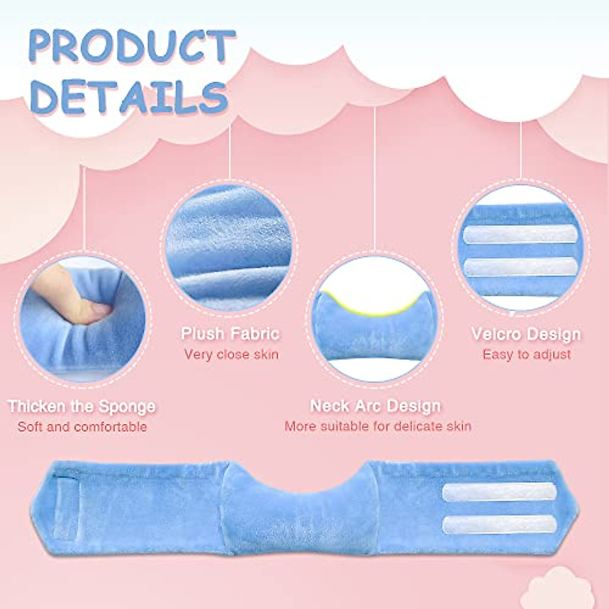 Torticollis Pillows for Infants Baby Neck Support Pillow Infant Newborn Head Shaper Correction Cusion Adjustable Toddler Kid Head Positioner for Car Seat Travel
