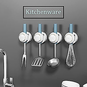 HAYAN Broom & Mop Holder, No-Drilling Wall Mount Broom Gripper Organizer, Mop Broom Hanger, Lightsaber Holder Storage (White, 1 pcs)