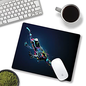 pabruna Cool Mousepad Rectangle Gaming Computer Mouse Pads for Wireless Mouse Non-Slip Rubber Personalized Design with Frog Anime Small Mouse Mat