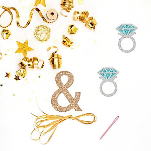 Dalaber Bach & Boujee Banner, Bridal Shower, Bachelorette Party Decorations Supplies, Rose Gold