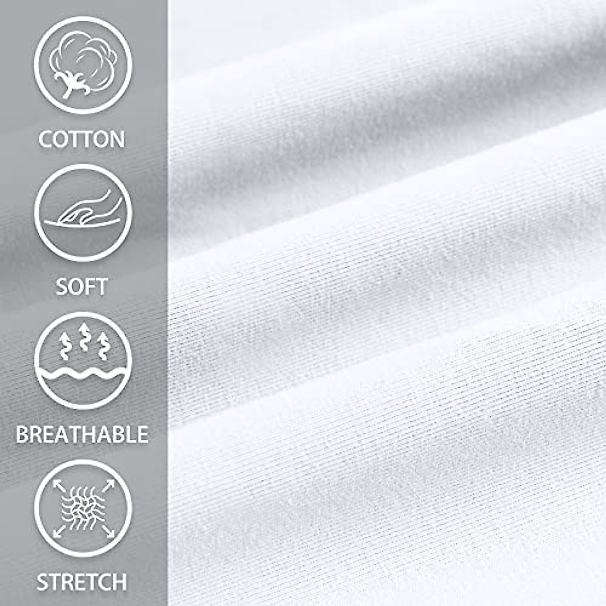 Viodia Women's Bermuda 10" Long Shorts with Pockets Cotton Sweat Lounge Shorts for Women Jersey Athletic Knee Length Shorts for Summer White