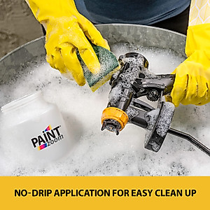 Paint Zoom Paint Sprayer | Powerful & Durable 700-watt Spray Gun Tool HVLP Sprayer for Interior & Exterior Home Painting and DIY Home Improvement Projects | 3 Spray Patterns Yellow