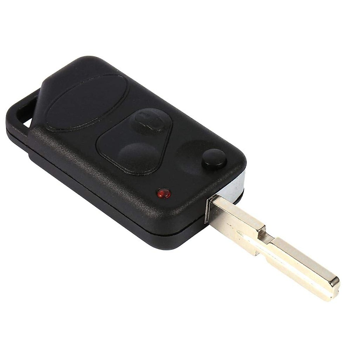 Car Key Shell, Flip Folding Remote 2 Buttons Car Key Fob Shell Case For P38