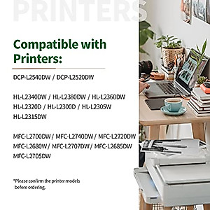 JINTUM Compatible TN660 Toner Cartridge Replacement for Brother TN660 TN-660 TN630 High Yield Toner for Brother HL-L2380DW DCP-L2540DW MFC-L2700DW HL-L2340DW MFC-L2740DW HL-L2360DW HL-L2320D (2 Pack)