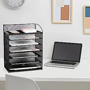 COSYAWN Mesh Desk Paper Tray Organizer