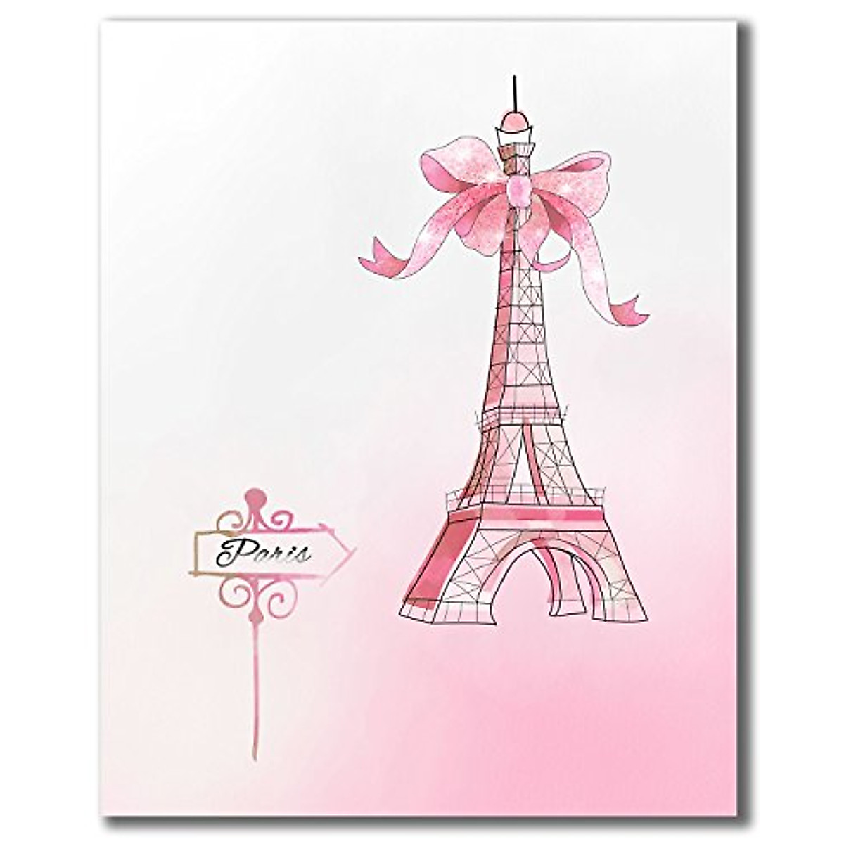 Pink Paris (8x10 - Set of Four)