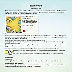 Capstone Games Ark Nova: Zoo Map Pack 1 - Game Accessory Pack, Expand Your Collection, All New Mechanics and Layouts to Explore