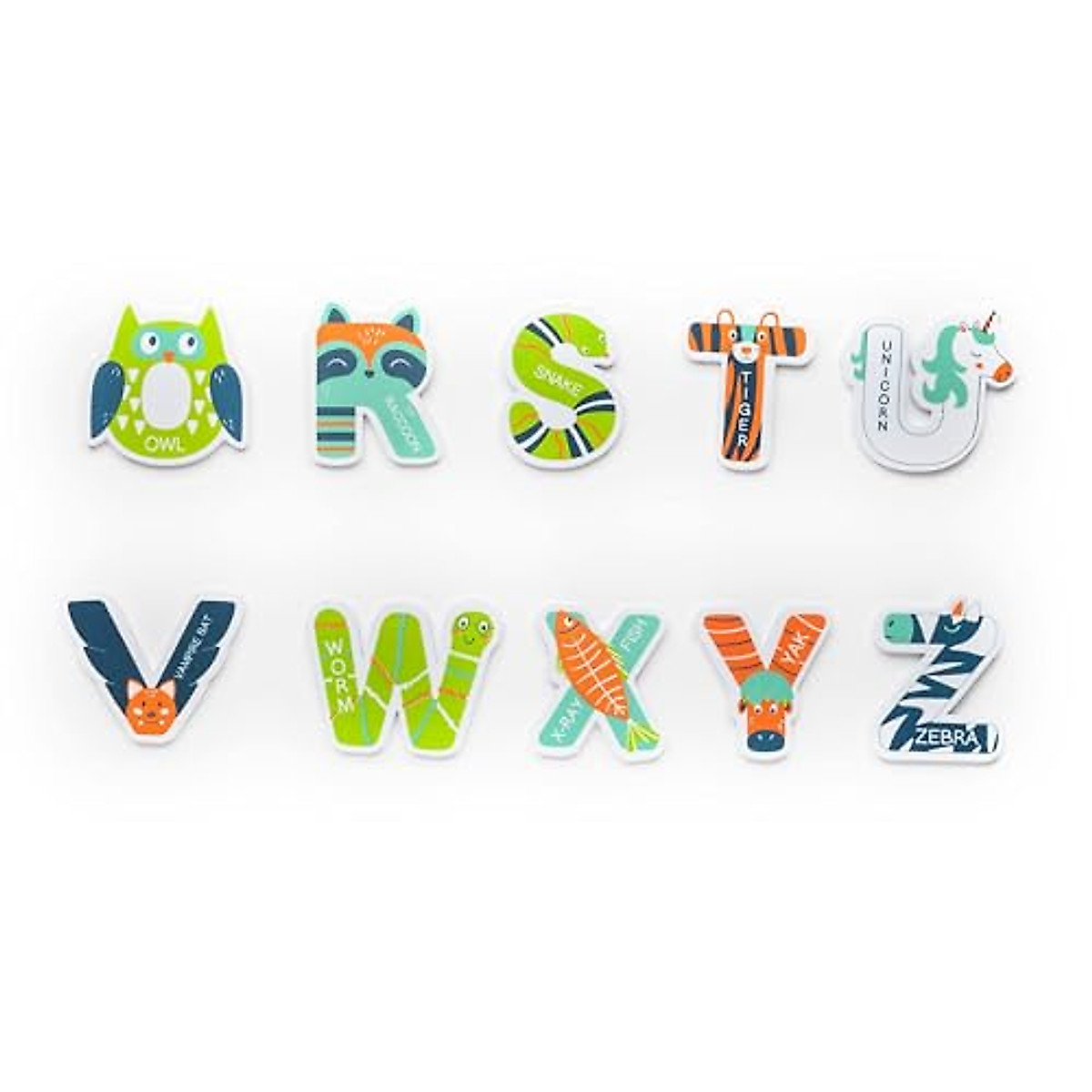 Stephen Joseph, Floating ABC Foam Bath 35-Piece Toy Set, Blue (SJ1148)